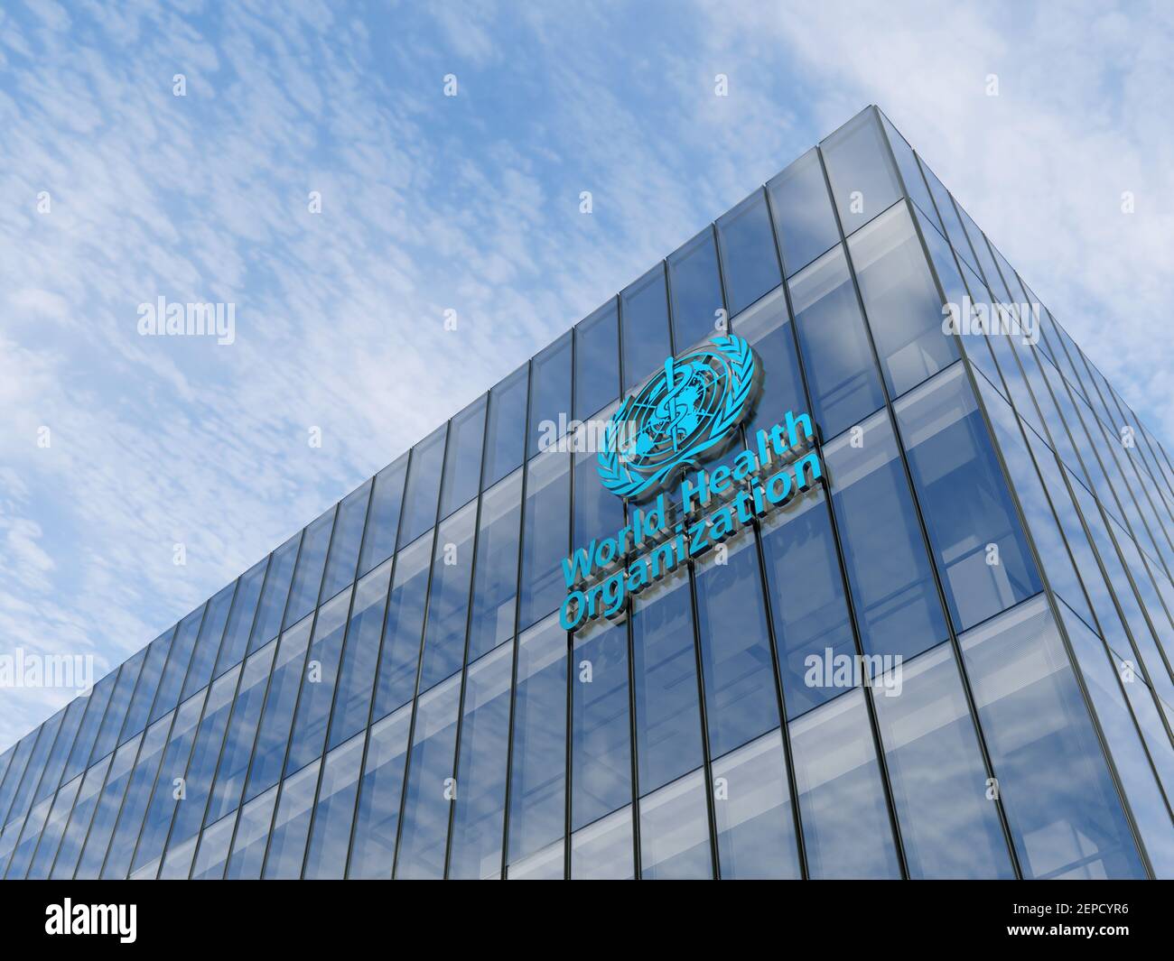 World health organization logo hi-res stock photography and images - Alamy