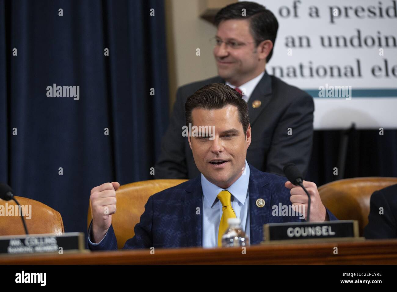 United States Representative Matt Gaetz (Republican of Florida) arrives ...