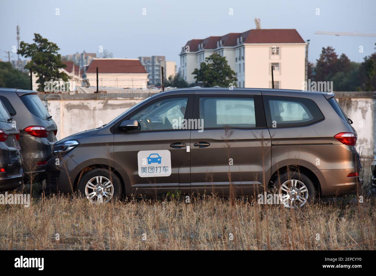 Jiangsu,CHINA-Aerial photo taken on Dec. 4, 2019 shows hundreds of ...