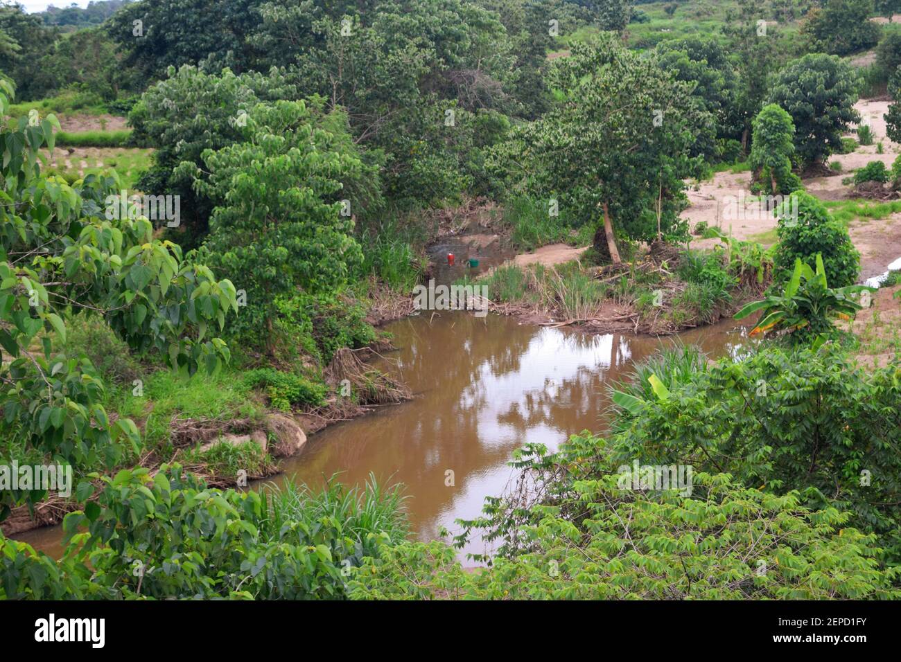 A fresh water river in the forest in rural Malawi Stock Photo - Alamy