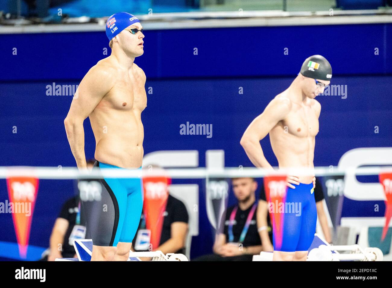 LIE Markus Norway NOR 100 backstroke men Heat Glasgow 05/12/2019 XX LEN European Short Course ...