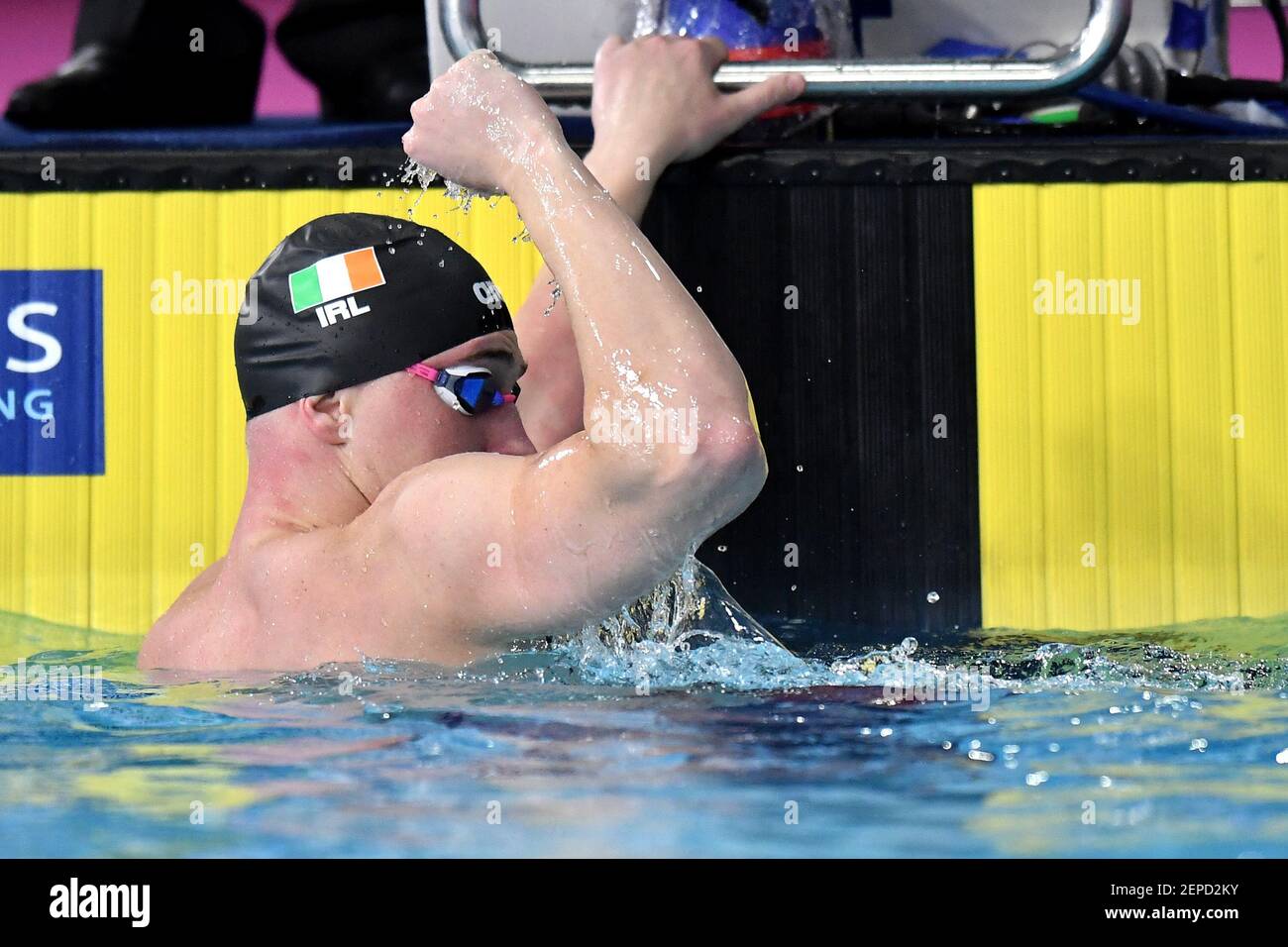 RYAN Shane Ireland IRL Men's 100m Backstroke Semifinal Glasgow 05/12 ...