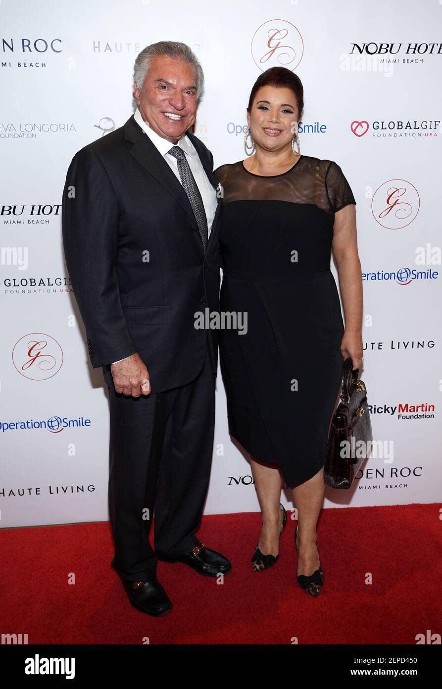 MIAMI BEACH, FL - DECEMBER 5: Al Cardenas and Ana Navarro are seen at ...