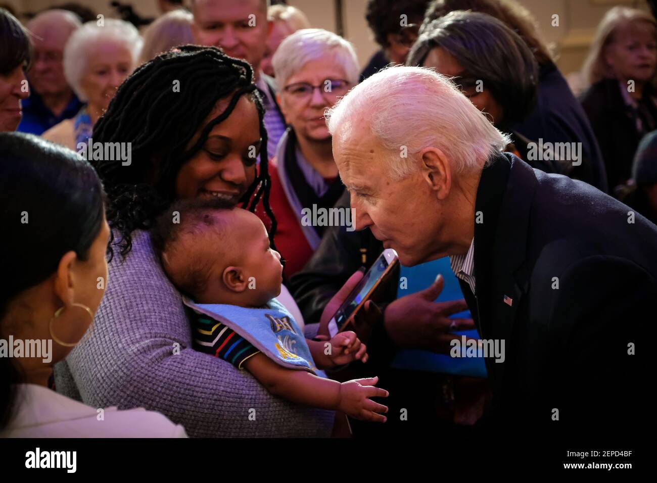 Presidential candidate former Vice President Joe Biden seen with his ...