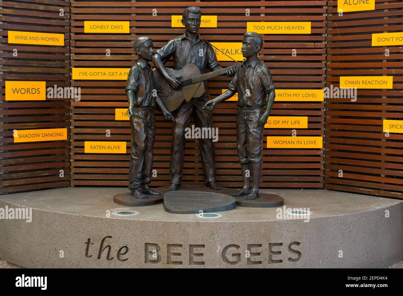 Redcliffe, Queensland, Australia - February 27, 2021: Bronze statue of ...