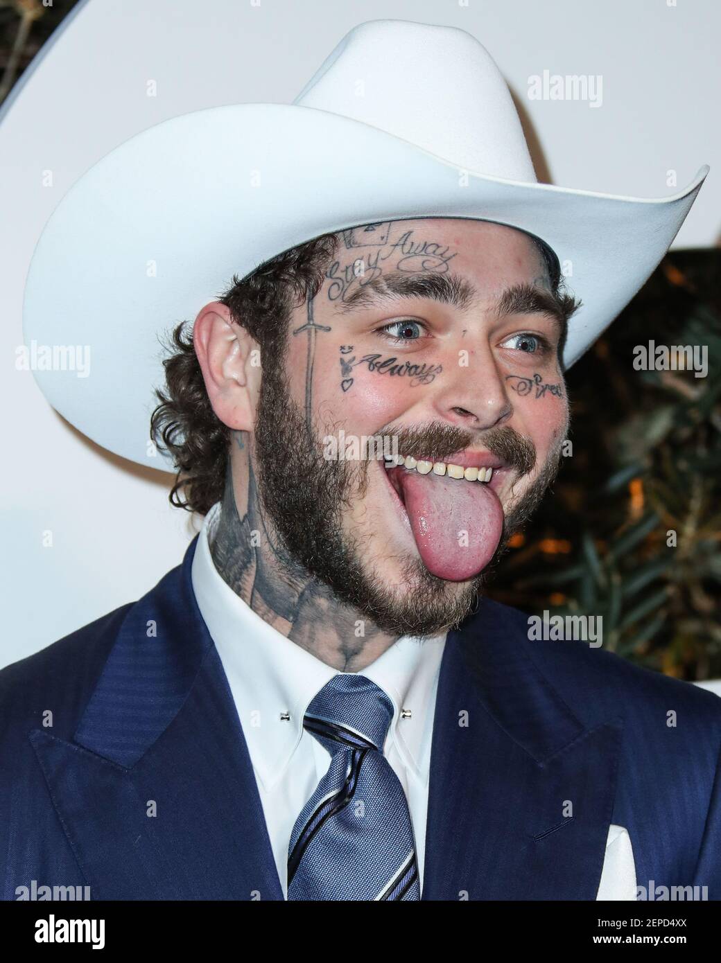 WEST HOLLYWOOD, LOS ANGELES, CALIFORNIA, USA - DECEMBER 05: Rapper Post ...