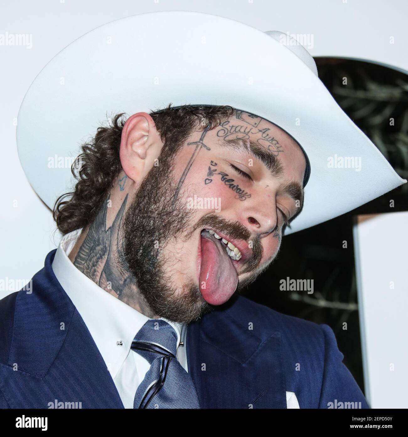 WEST HOLLYWOOD, LOS ANGELES, CALIFORNIA, USA - DECEMBER 05: Rapper Post ...