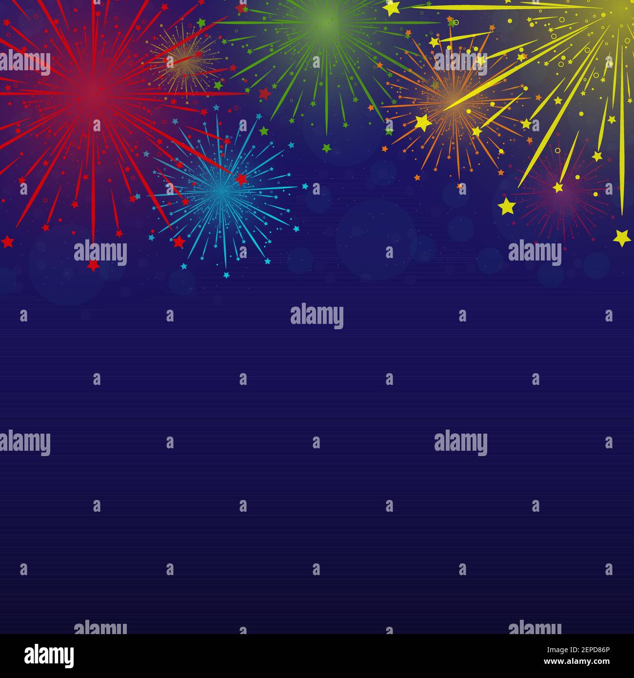 Colored fireworks. Seamless background with colorful fireworks for ...