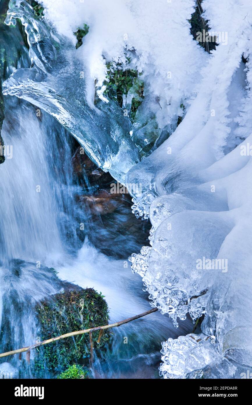 Snow water flowing hi-res stock photography and images - Alamy