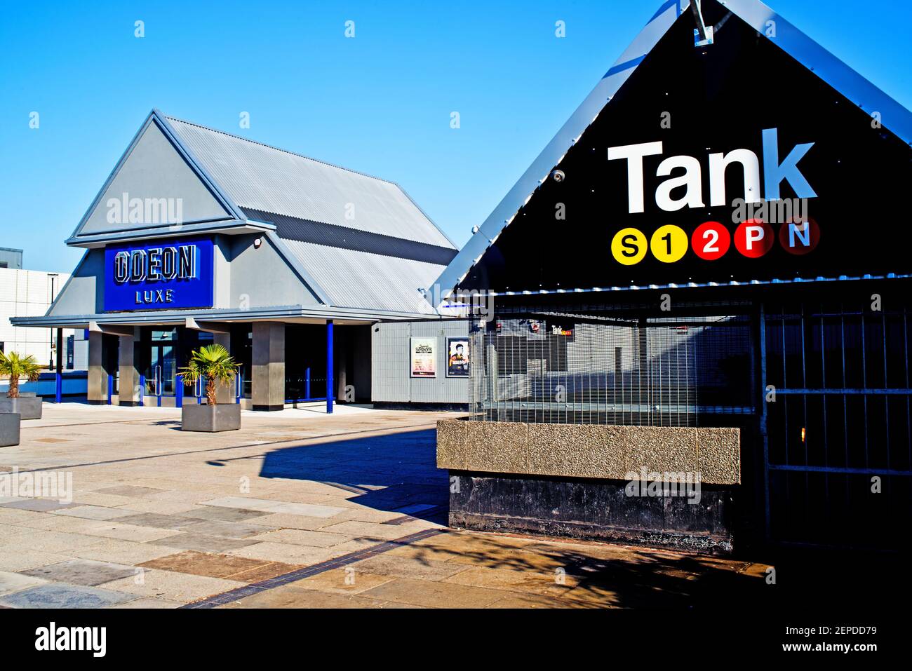 Odeon Luxe and Tank, Sheffield, England Stock Photo - Alamy
