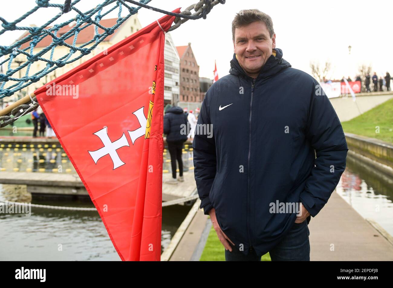 Adam Korol, Olympic champion in rowing from Bejing 2008 poses for the ...