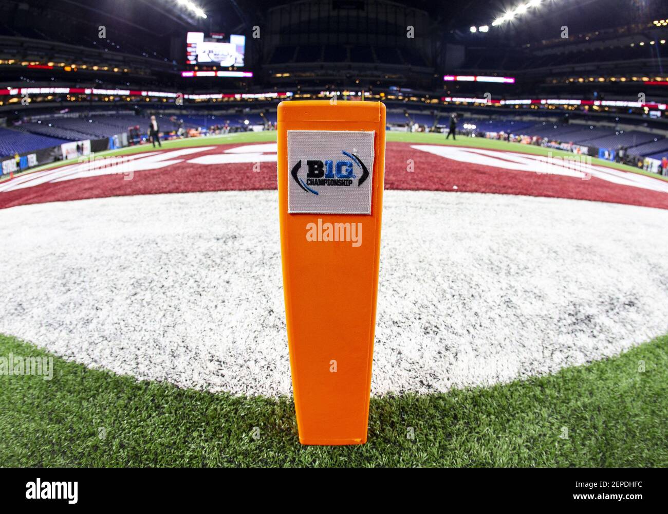 December 07, 2019: A general view of the pylon with Big Ten logo prior ...