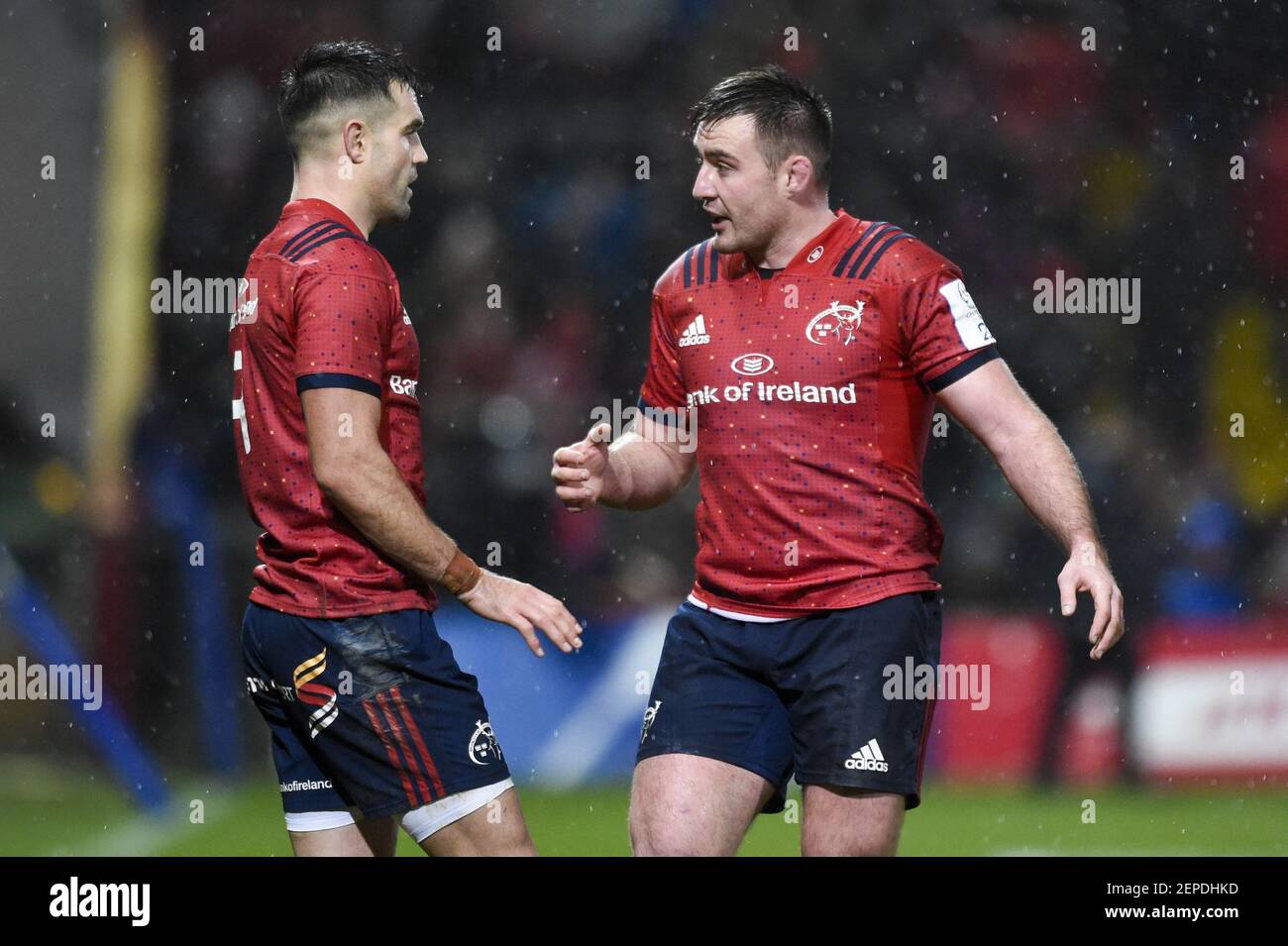 Conor Murray of Munster and Niall Scannell of Munster during the ...