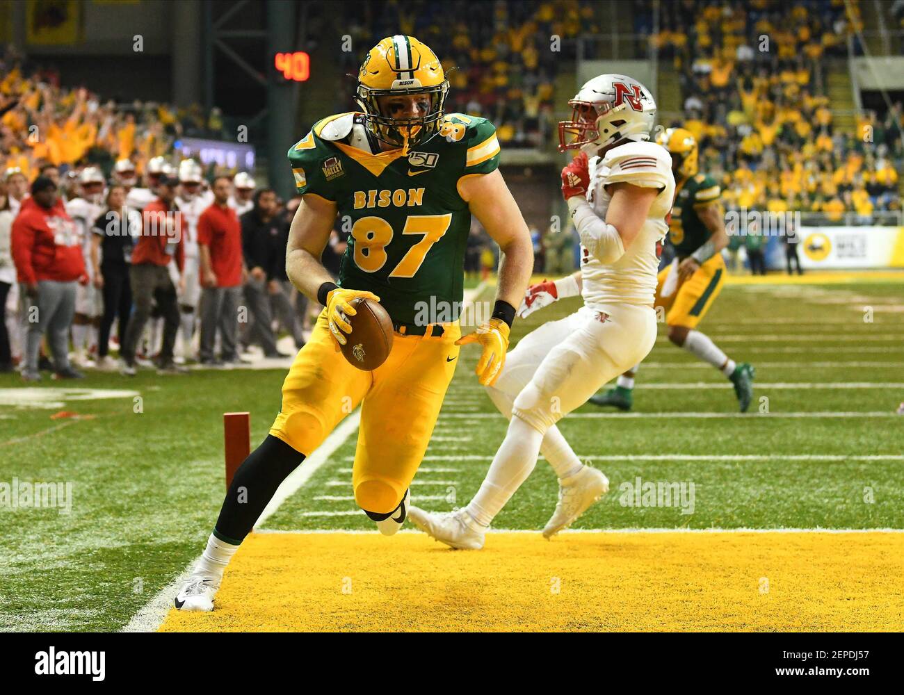 December 7, 2019: North Dakota State Bison tight end Noah Gindorff (87 ...