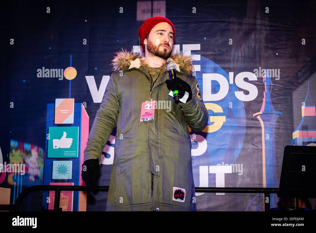 Josh Littlejohn, founder of the World's Big Sleep Out which calls for ...