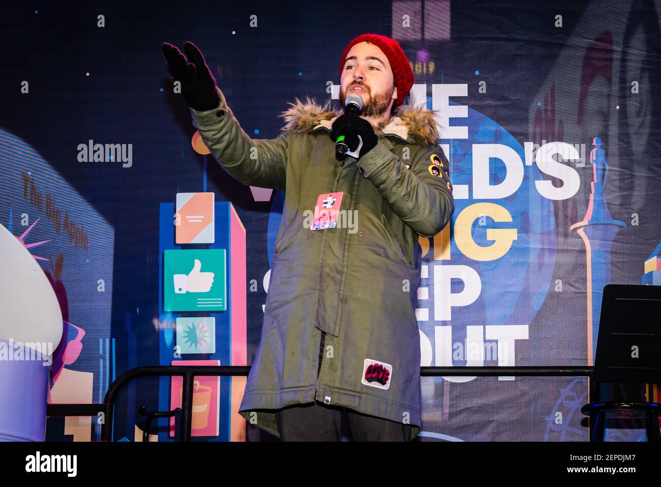 Josh Littlejohn, founder of the World's Big Sleep Out which calls for ...