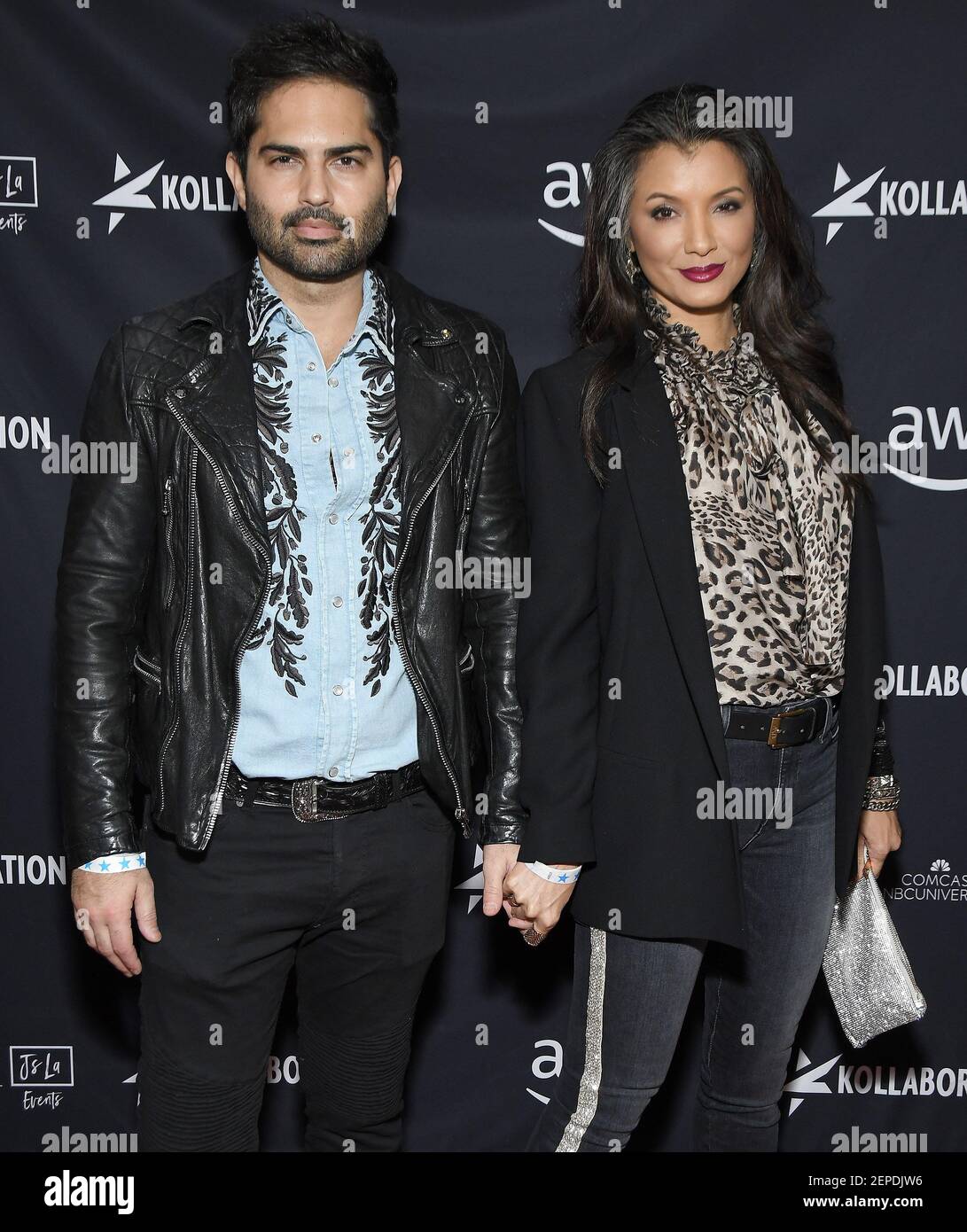 (L-R) Brayden Pierce and Kelly Hu at the Kollaboration STAR 2019 held ...