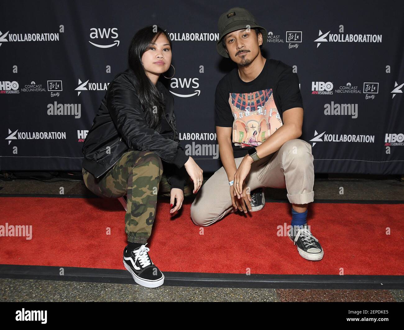 (L-R) Ruby Ibarra and Shaun Evaristo at the Kollaboration STAR 2019 ...