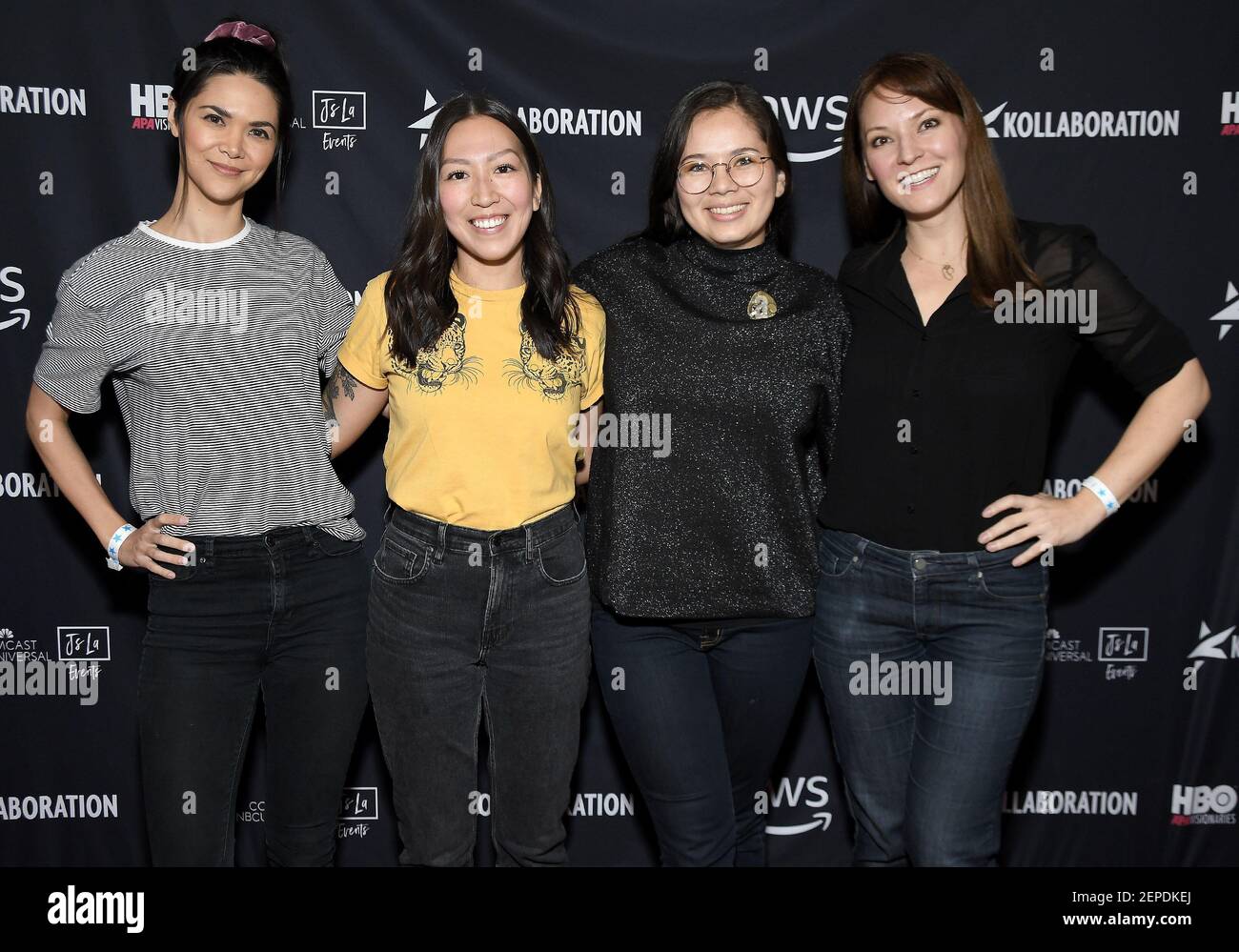 (L-R) Voltron - Lilan Bowden, Kim Cooper, Kathy Yamamoto and Sarah ...