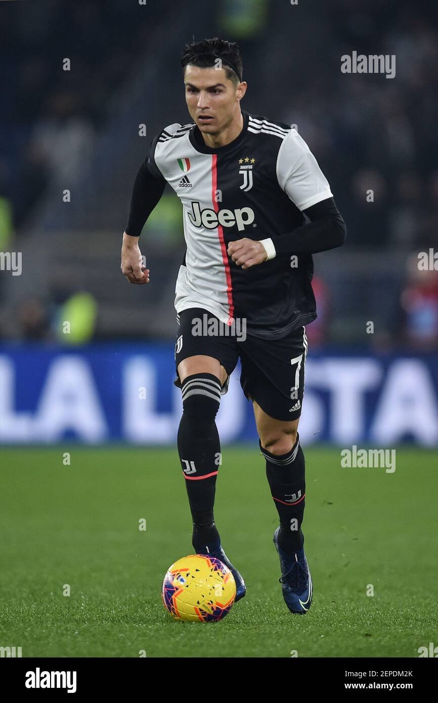 Cristiano Ronaldo of Juventus Roma 7-12-2019 Stadio Olimpico Football ...