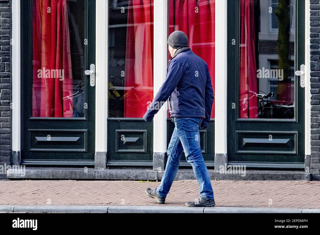 AMSTERDAM, De Wallen, 08-12-2019, Window prostitution in The red light ...