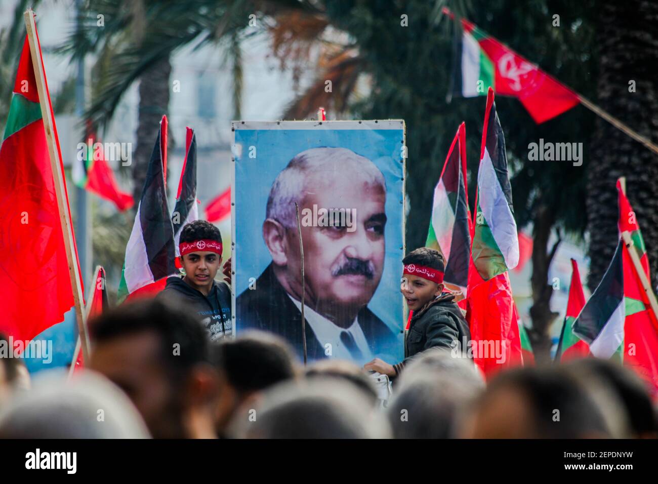 Palestinian supporters of the Popular Front for the Liberation of ...