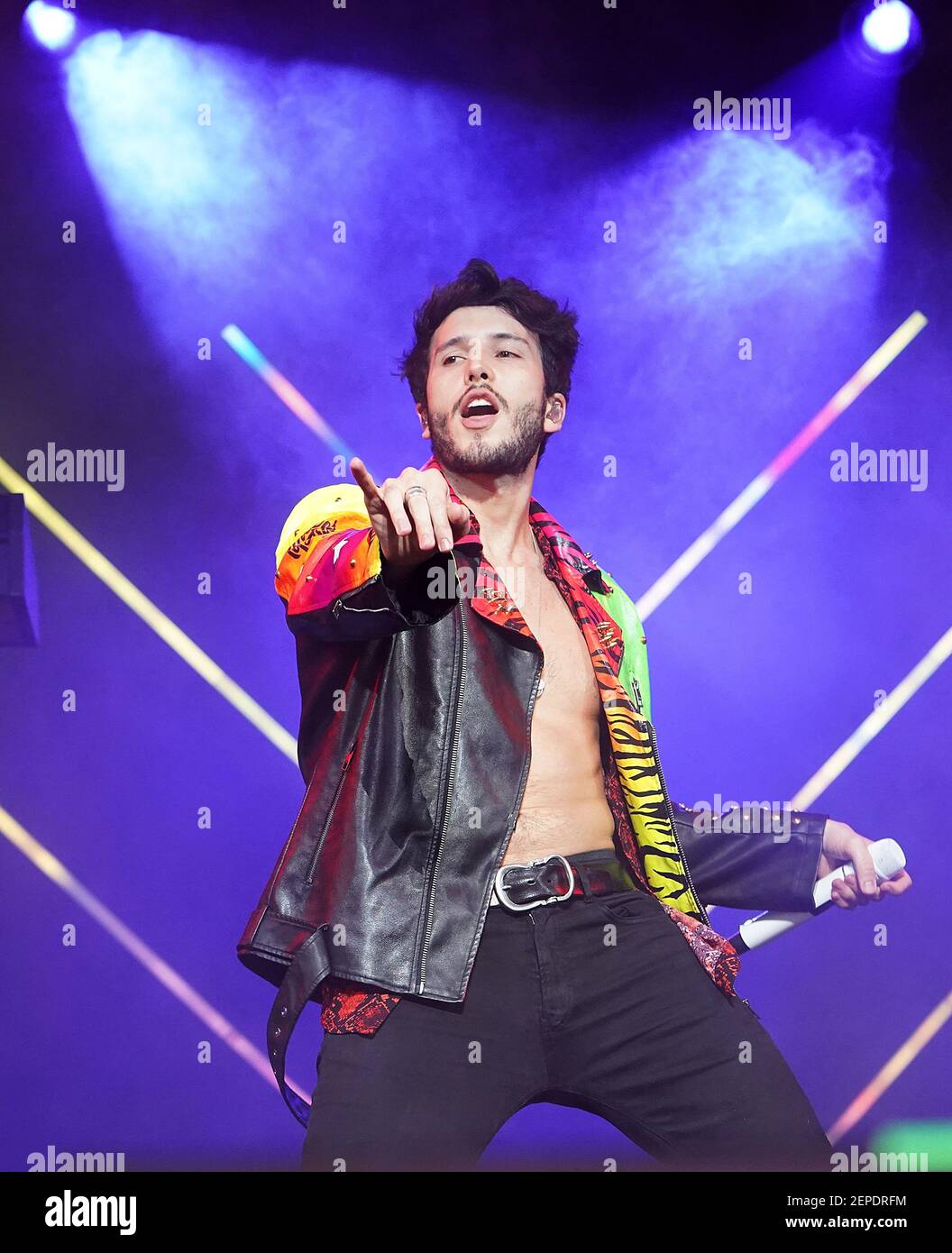 MIAMI, FL - DEC 7: Sebastian Yatra performs during Uforia Lifetime ...