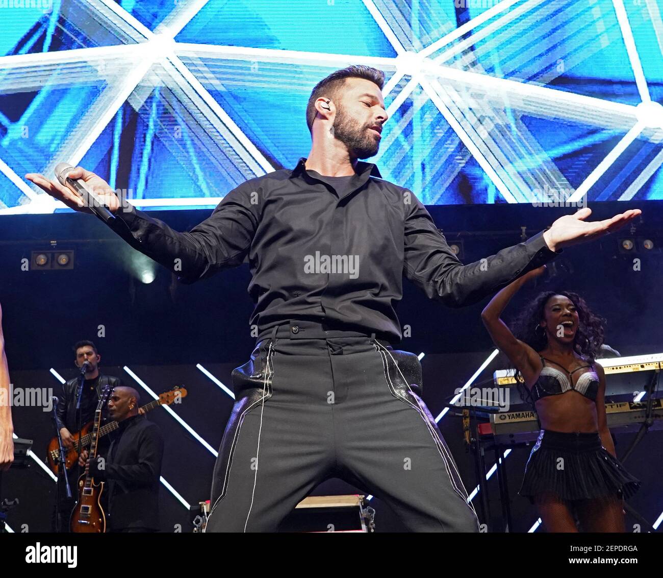 MIAMI, FL - DEC 7: Ricky Martin performs during Uforia Lifetime ...