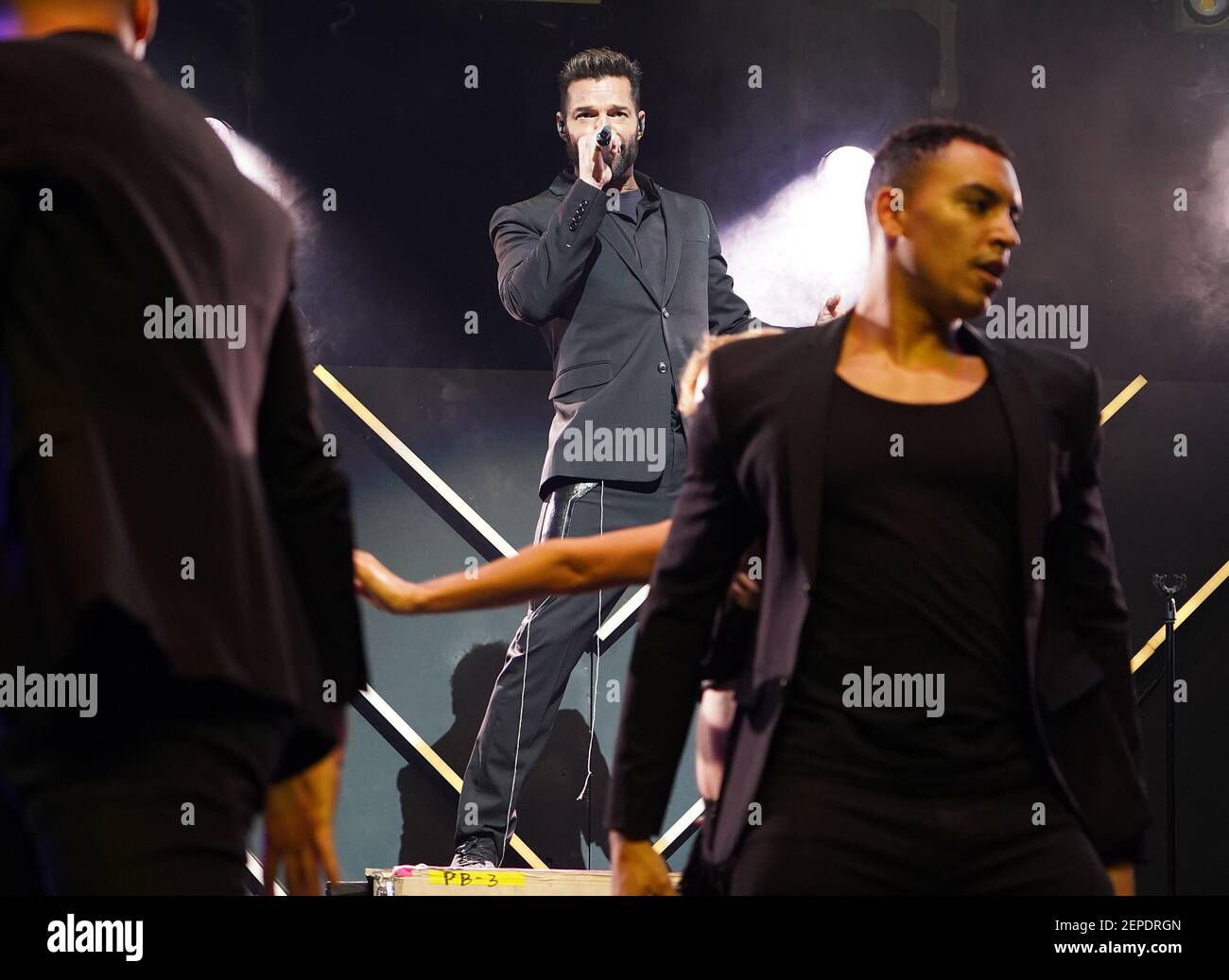 MIAMI, FL - DEC 7: Ricky Martin performs during Uforia Lifetime ...