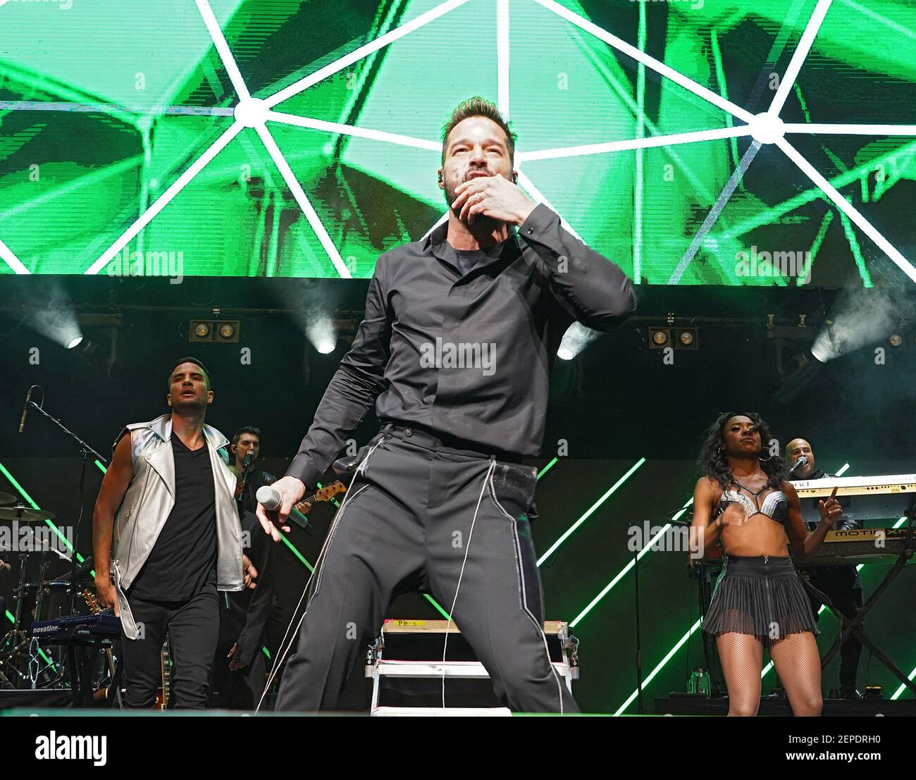 MIAMI, FL - DEC 7: Ricky Martin performs during Uforia Lifetime ...