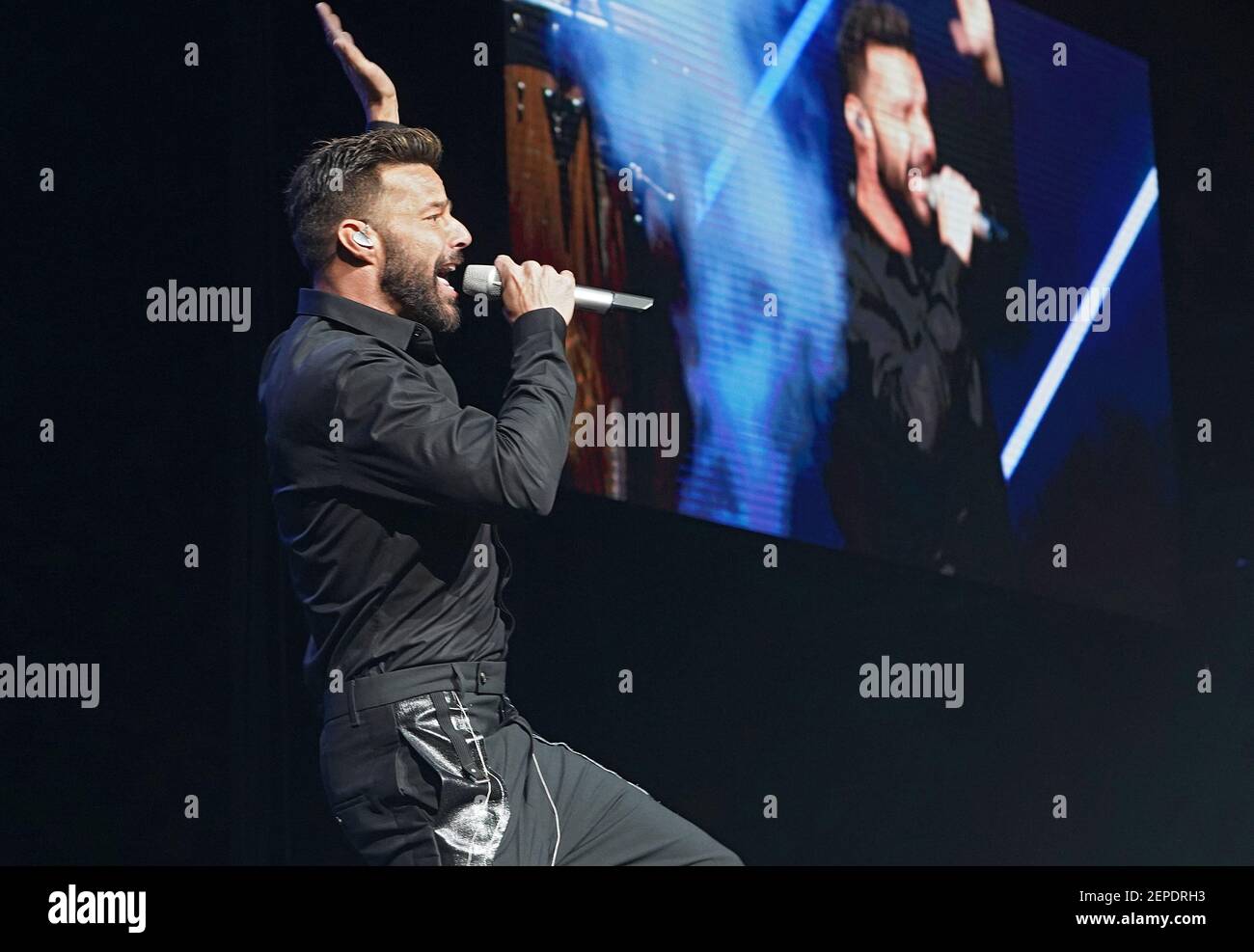 MIAMI, FL - DEC 7: Ricky Martin performs during Uforia Lifetime ...