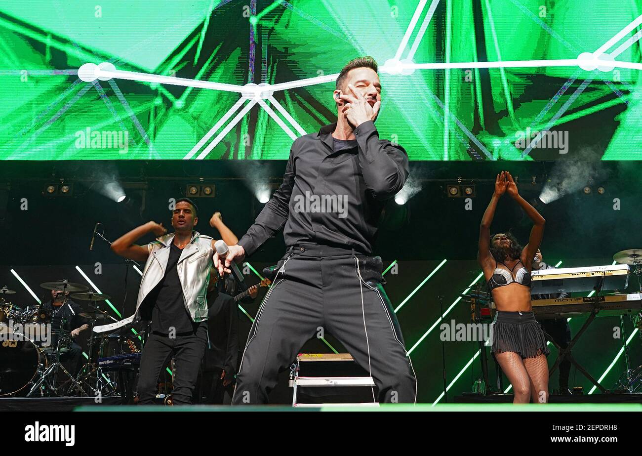 MIAMI, FL - DEC 7: Ricky Martin performs during Uforia Lifetime ...
