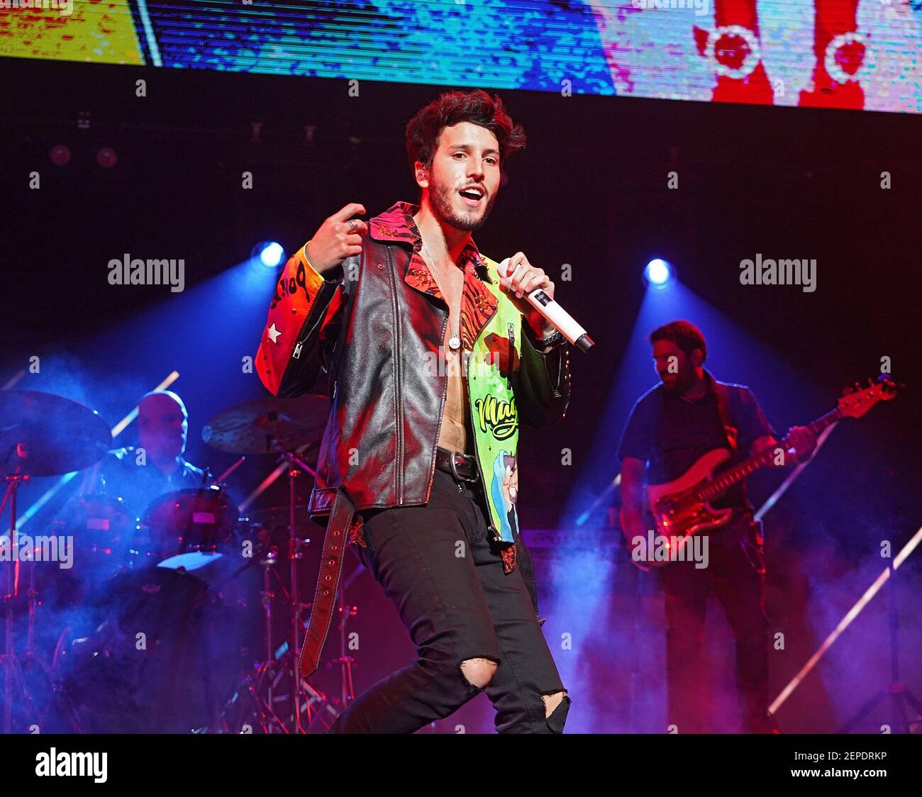 MIAMI, FL - DEC 7: Sebastian Yatra performs during Uforia Lifetime ...