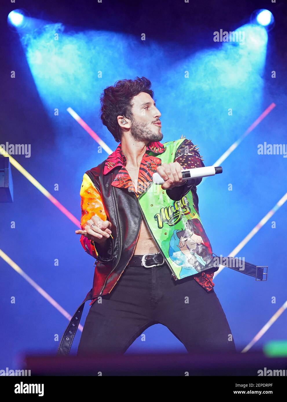 MIAMI, FL - DEC 7: Sebastian Yatra performs during Uforia Lifetime ...