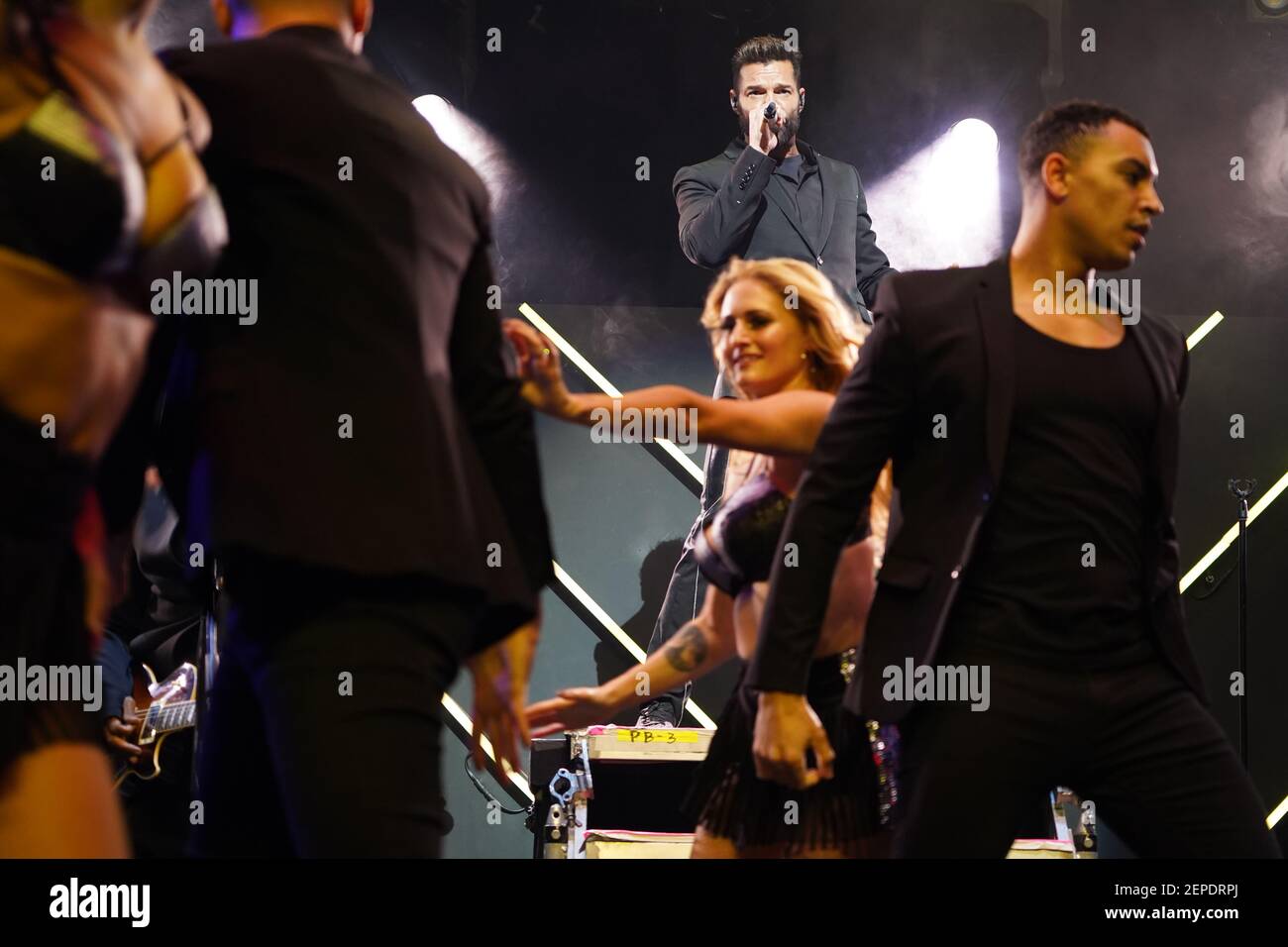 MIAMI, FL - DEC 7: Ricky Martin performs during Uforia Lifetime ...