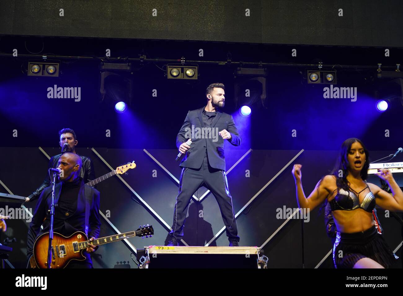 MIAMI, FL - DEC 7: Ricky Martin performs during Uforia Lifetime ...