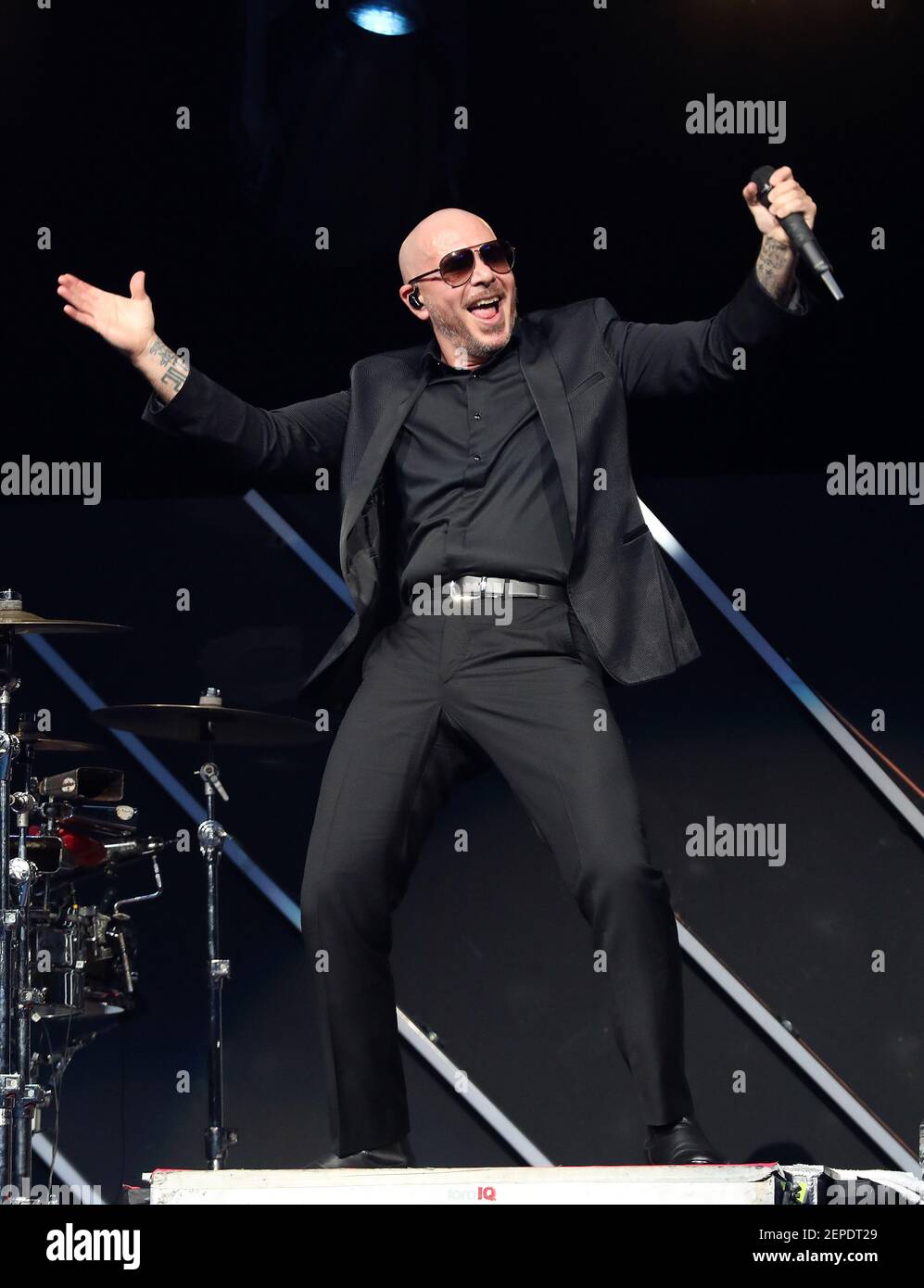 MIAMI, FL - DEC 7: Pitbull performs during Uforia Lifetime Achievement ...