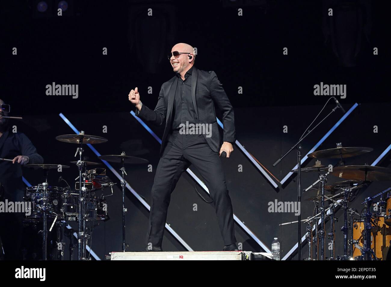 MIAMI, FL - DEC 7: Pitbull performs during Uforia Lifetime Achievement ...