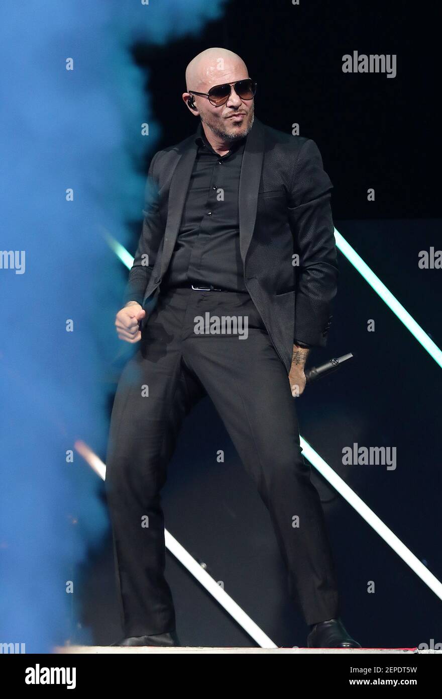 MIAMI, FL - DEC 7: Pitbull performs during Uforia Lifetime Achievement ...