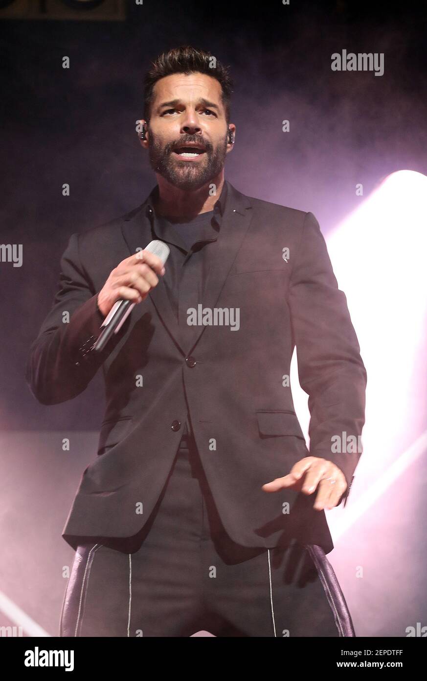 MIAMI, FL - DEC 7: Ricky Martin performs during Uforia Amor a la Music ...