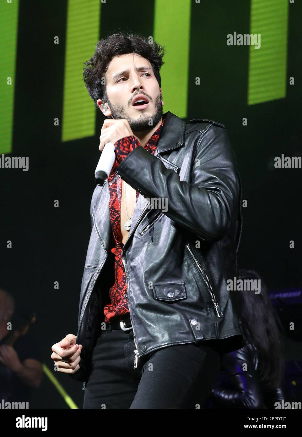 MIAMI, FL - DEC 7: Sebastian Yatra performs during Uforia Amor a la ...