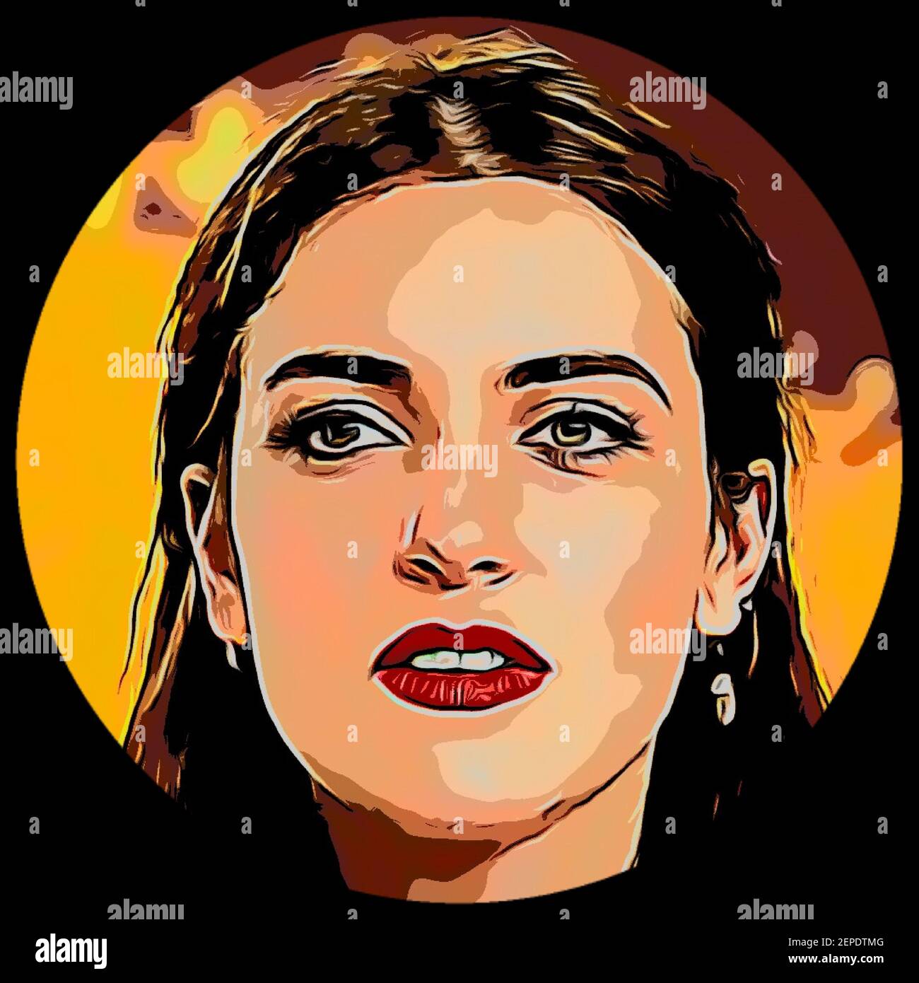 Human Being Person Face Comic Illustration Art Cool Beautiful Head ...