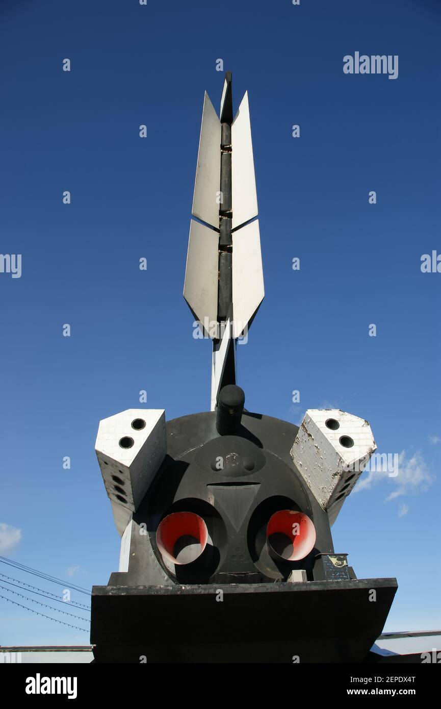 The Buran spacecraft -- Soviet orbital vehicle Stock Photo - Alamy