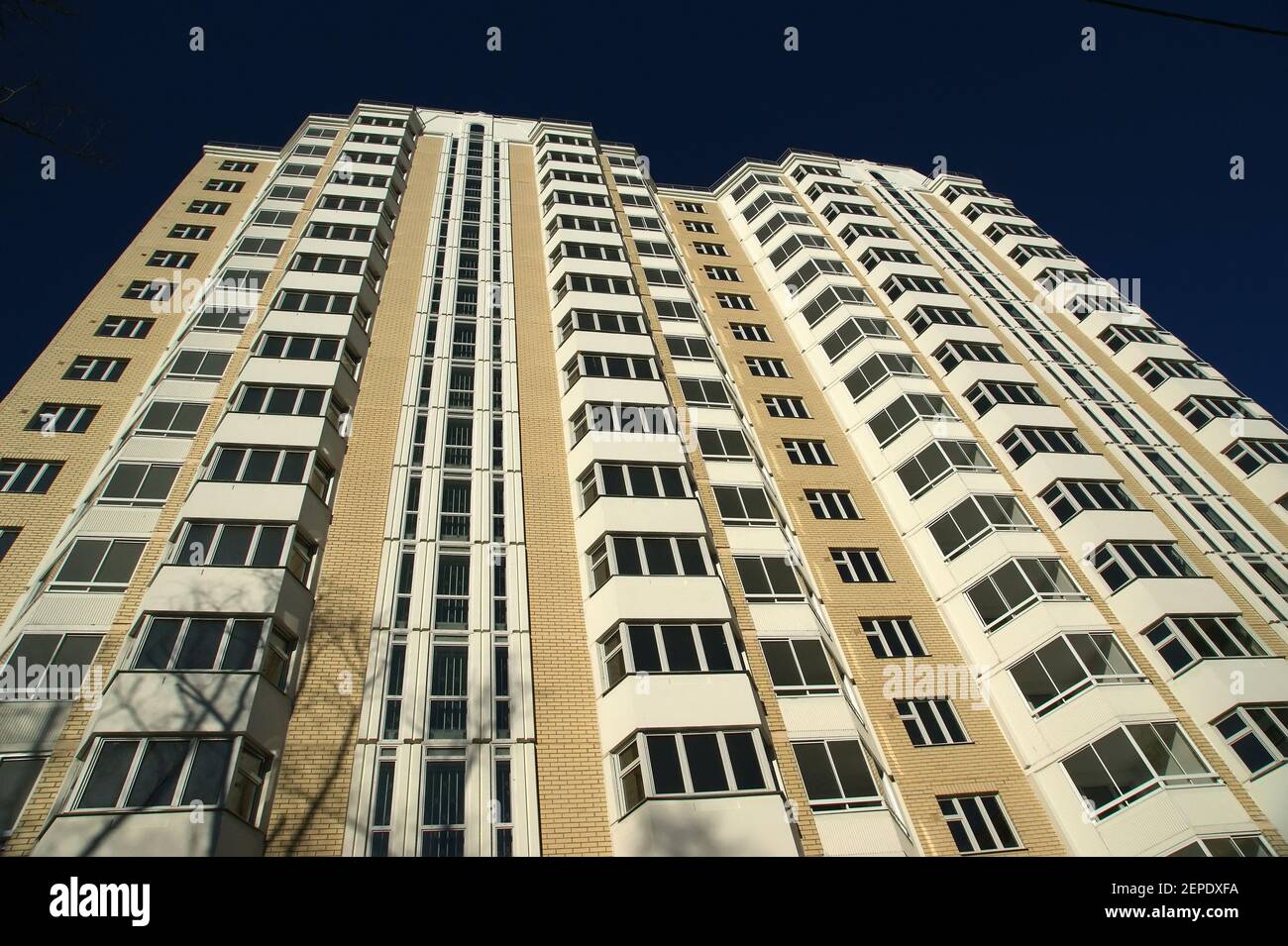 Modern residential high rise building. Moscow, Russia Stock Photo - Alamy