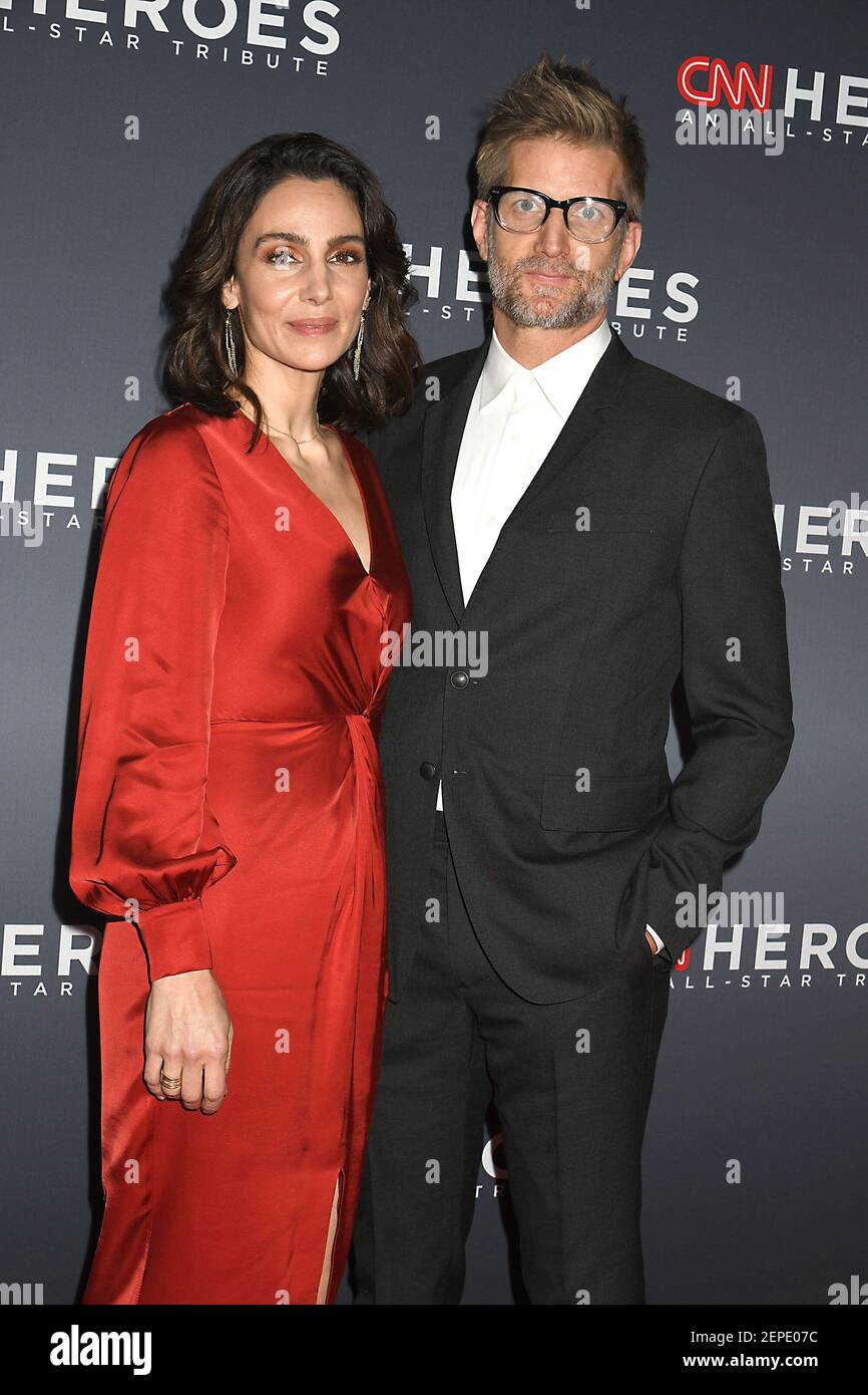 Annie Parisse and husband Paul Sparks attends the 13th Annual CNN ...