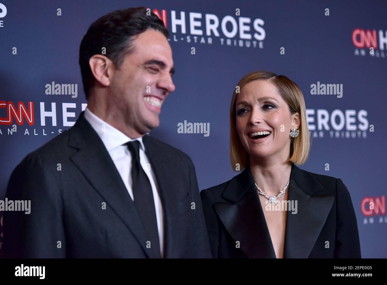 (L-R) Bobby Cannavale and Rose Byrne attend the 13th Annual CNN Heroes ...
