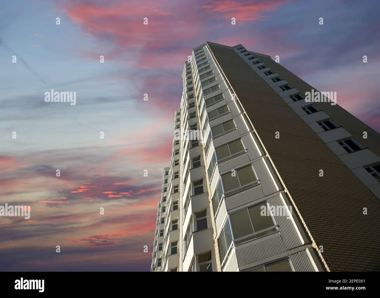 Modern residential high rise building. Moscow, Russia Stock Photo - Alamy