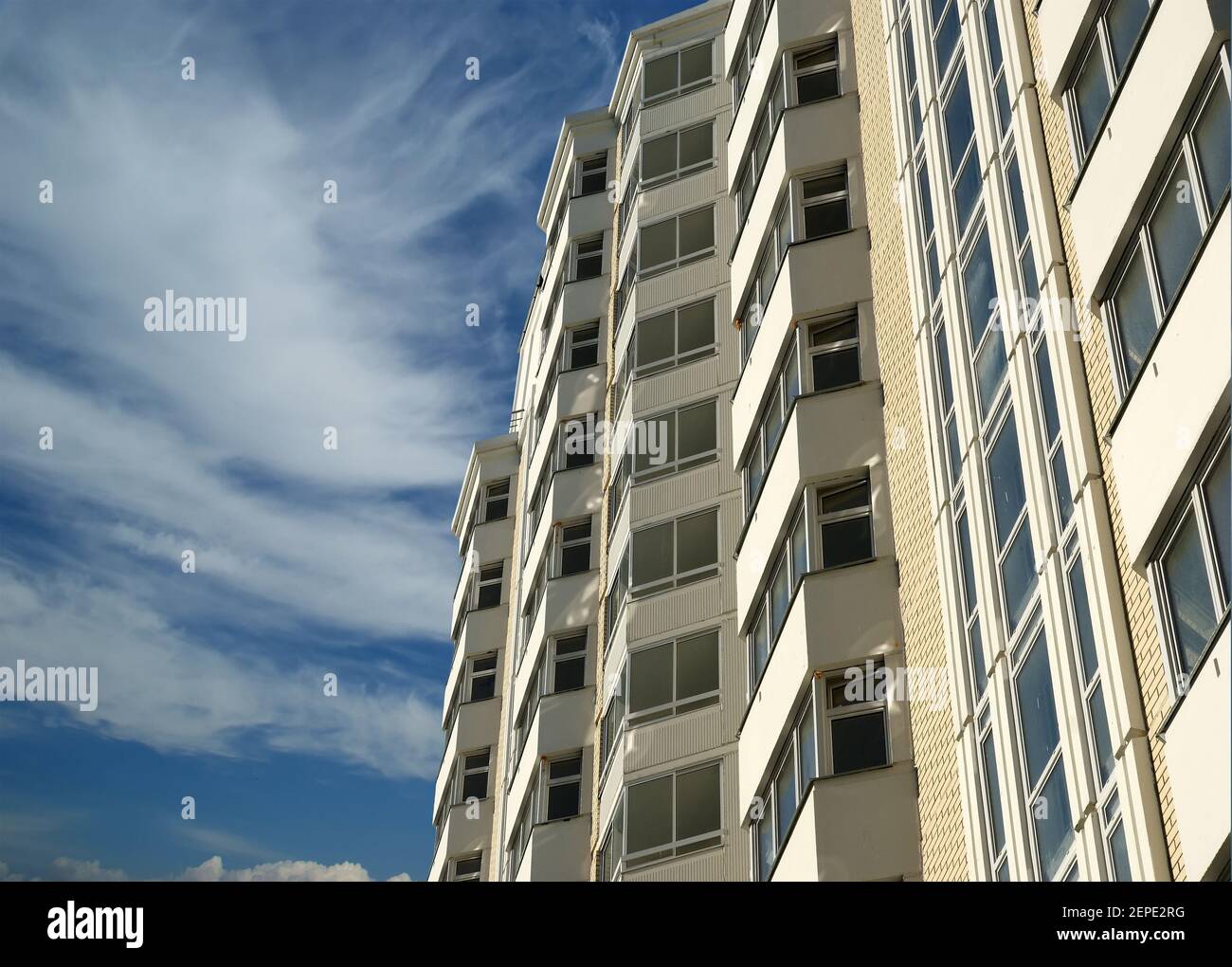 Modern residential high rise building. Moscow, Russia Stock Photo - Alamy