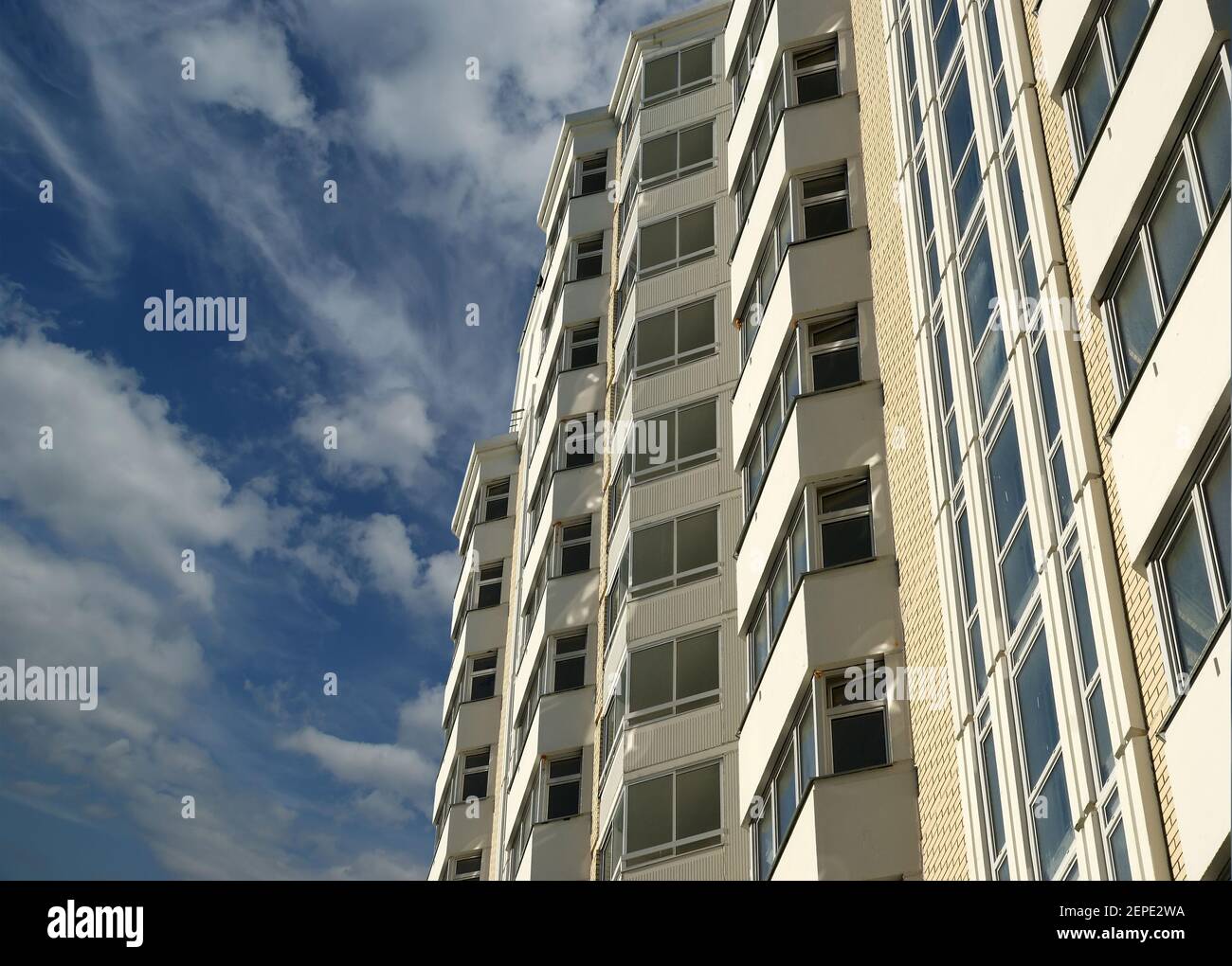 Modern residential high rise building. Moscow, Russia Stock Photo - Alamy