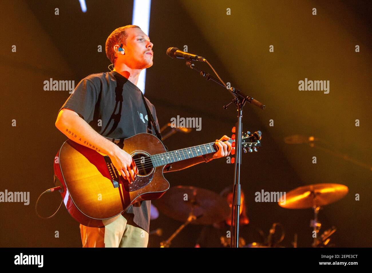 Matt Maeson during the KROQ Absolut Almost Acoustic Christmas at Honda ...